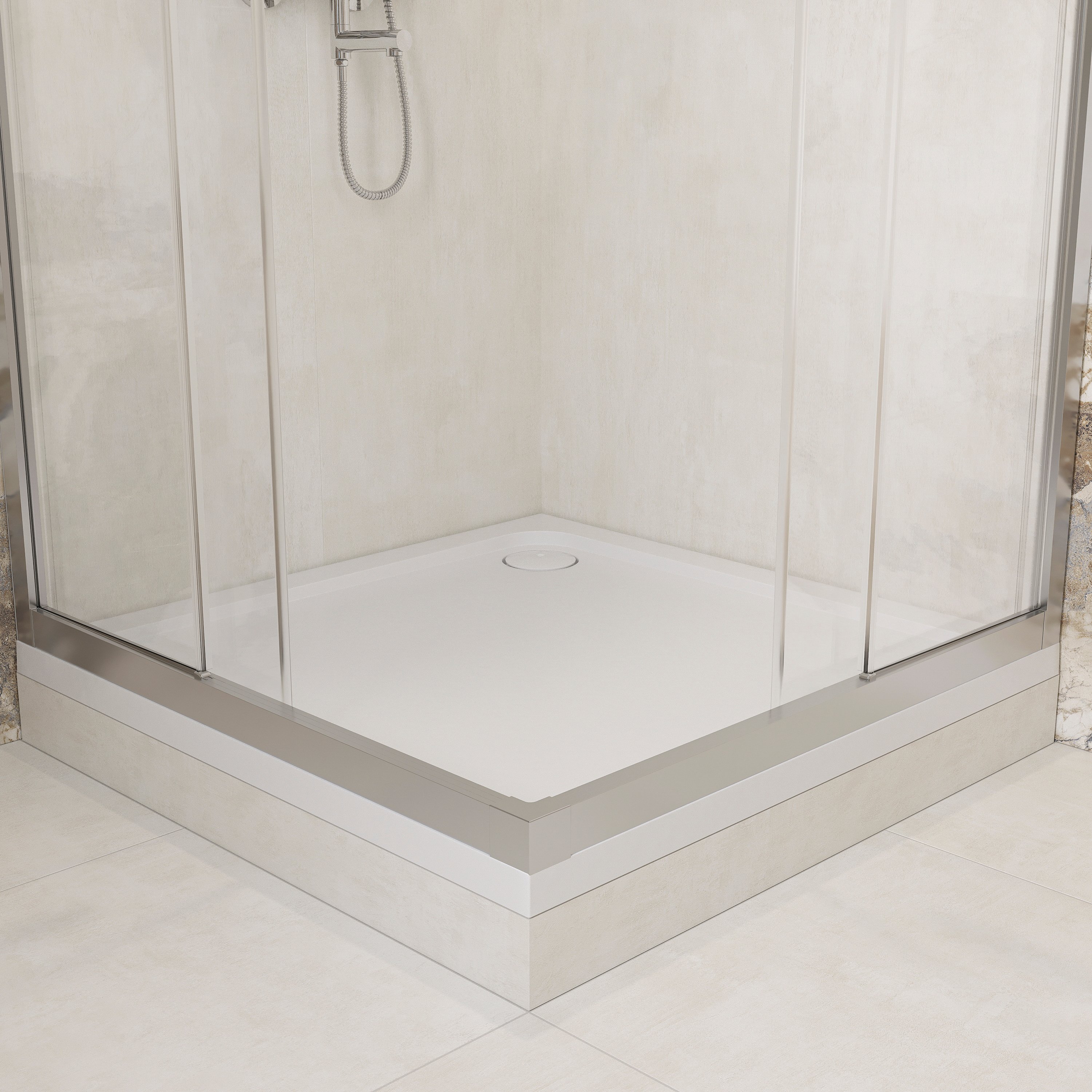 Поддон для душа STWORKI Дублин 100x100, с сифоном по цене от производителя (код: 555215 ...